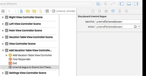 Ios I Have An Unwind Segue That Does Work Programmatically But Works