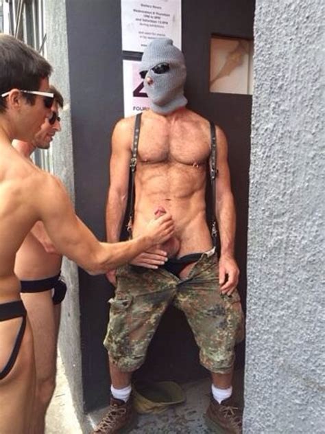 Hot Men And Gay Sex Street Scene