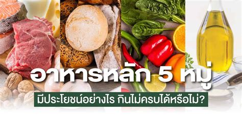 อาหาร เพื่อ สุขภาพ ครบ 5 หมู่