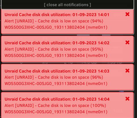 Cache Problems General Support Unraid