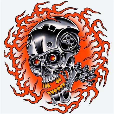 Ben Scott On Instagram Terminator Skeleton Specter Kuniyoshi Tribute