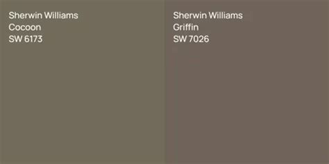 Sherwin Williams Cocoon Vs Sherwin Williams Cocoon Comparison