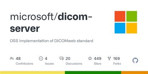 GitHub Microsoft Dicom Server OSS Implementation Of DICOMweb Standard