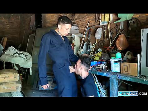 Mechanic Crixxx Nie Takes Nico Ruiz Up On His Offer To Have His Cock