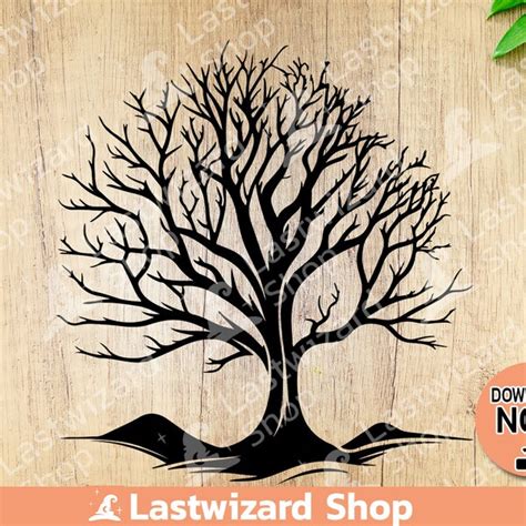 Tree Without Leaves Svg Etsy