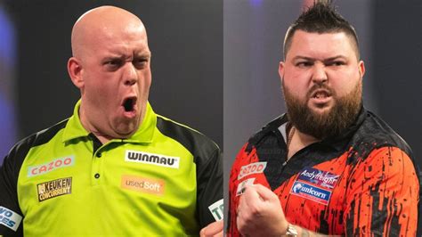 World Darts Championship Michael Van Gerwen To Face Michael Smith In