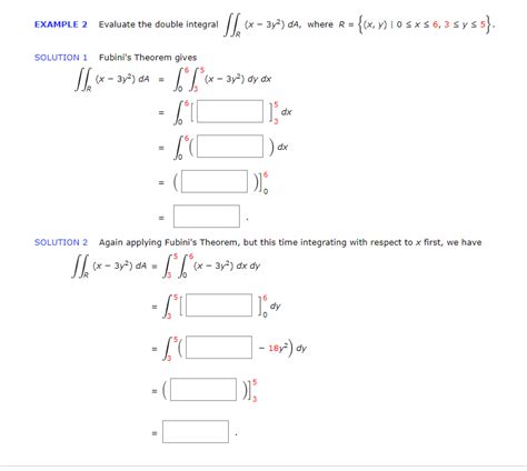 Solved EXAMPLE 2 Evaluate The Double Integral X DA Chegg Com
