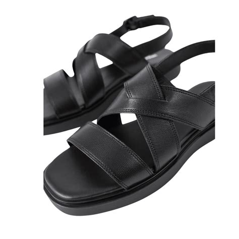 Vagabond Connie Sandal I Sort Skind Til Dame Damkjær Sko