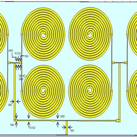 Pdf Corporate Feed With Dual Segment Circular Polarized Array