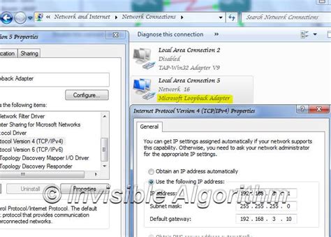 Windows 7 Microsoft Loopback Adapter Bastanatural