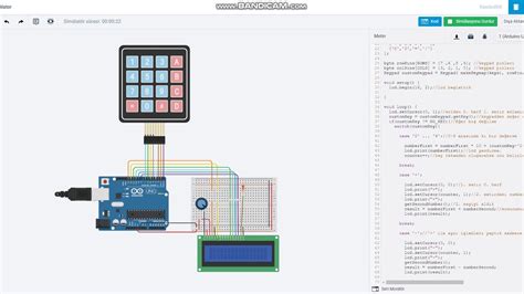 Calculator With 4x4 Keypad And Lcd On Arduino Youtube