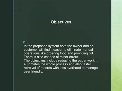Food Order Management System Presentation Pptx