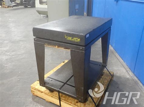 Used Granite Surface Calibration Table Hgr Industrial Surplus