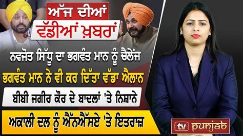 Punjabi News April 08 2023 News Bulletin Bhagwant Mann Punjab