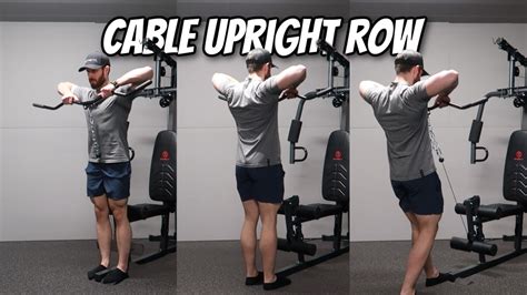 Best Way To Do A Cable Upright Row With YouTube Video Nutritioneering
