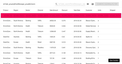 React Typescript Dxtable Tablesummaryrow Codesandbox