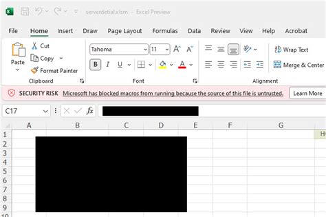Security Risk Microsoft Has Blocked Macros From Running