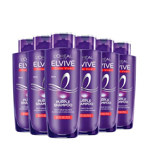 Loréal Paris Elvive Color Vive Purple Zilvershampoo 6 X 200 Ml