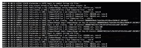 Compact Old Sst Files Issue Openatomfoundation Pika Github