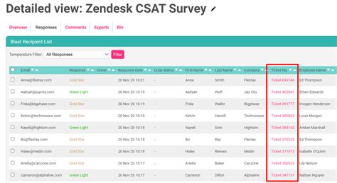 writing back responses into zendesk tickets customer thermometer