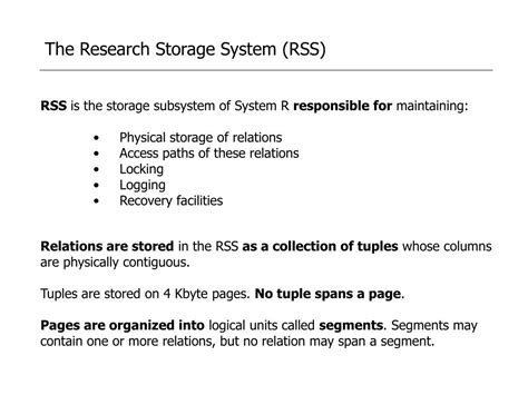 Ppt Access Path Selection In A Relational Database Management System