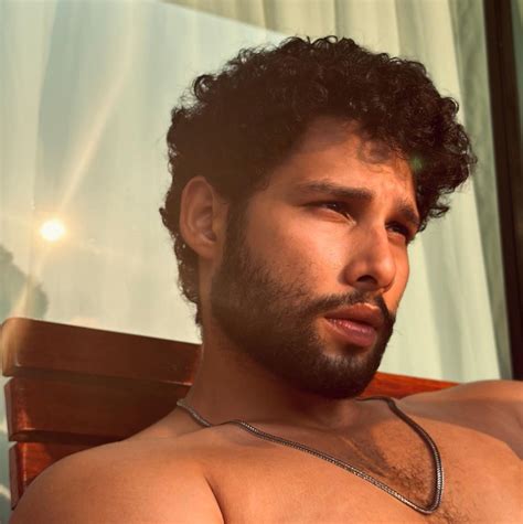 Shirtless Bollywood Men Siddhant Chaturvedi Beard And Body