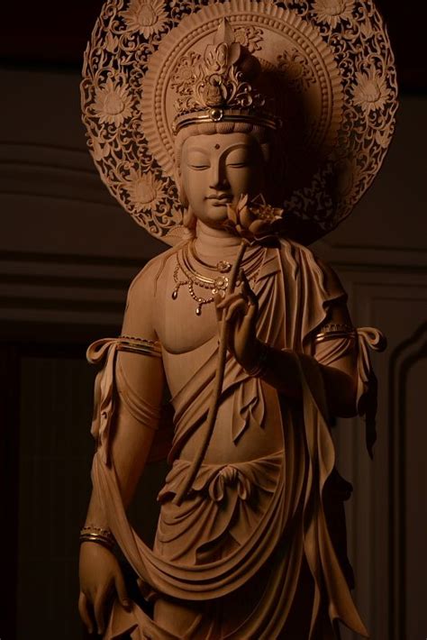 聖観音像 特注の仏像販売・仏像彫刻の専門店の仏像彫刻原田 像 仏像 観音菩薩像