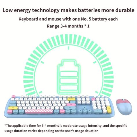 Zero 104 Key Wireless Keyboard Full Size Keyboard Mouse Temu Australia