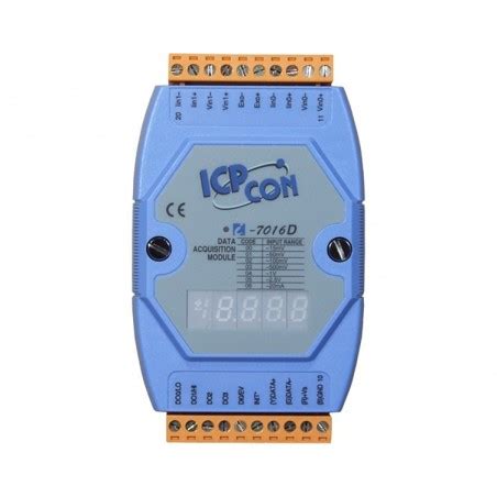 ICP DAS I 7016D Is A Module For 2 Load Cells And With 4 X Digital Out RS485