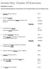 Answer Key Chapter Exercises Icd Coding Piedmont Pdf Answer Key Chapter