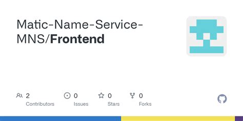 GitHub Matic Name Service MNS Frontend
