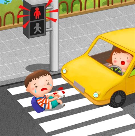 누리아이 교재 일러스트 횡단보도 건너기 네이버 블로그