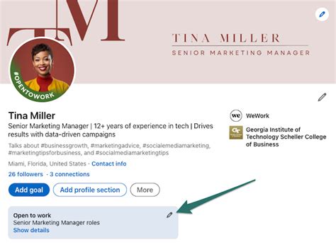 How To Use Linkedins Opentowork Feature
