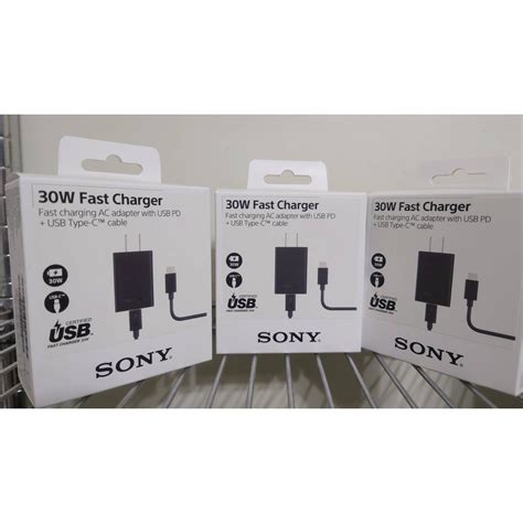 《原廠全新商品》sony Xqz Uc1 30w Pd快速充電組 現貨 蝦皮購物