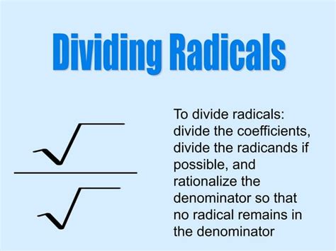 Operations With Radicals Pptx