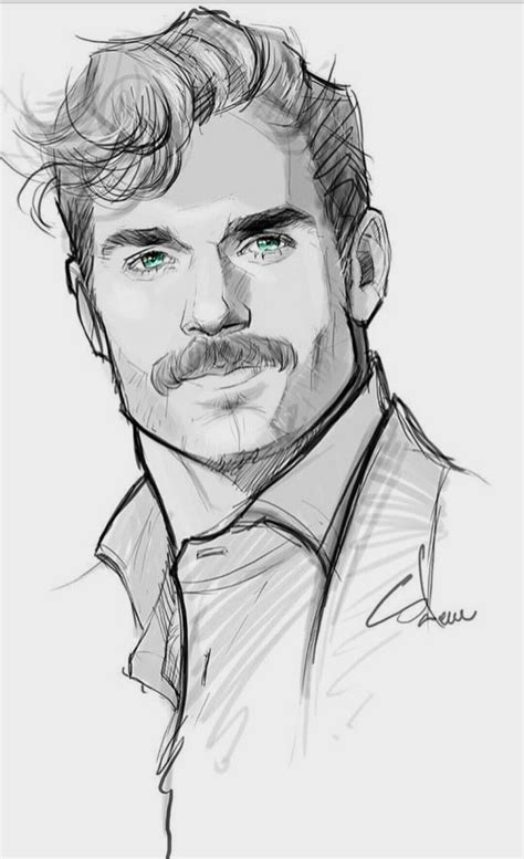 Henry Art Henry Cavill Male Art Drawings