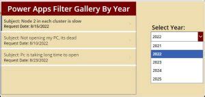 Power Apps Filter Gallery By Year With Real Examples SharePoint Microsoft Power Platform