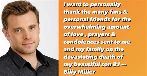 Billy Millers Mother Pens Emotional Letter Following Sons Death