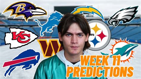Nfl Week 11 Predictions Youtube