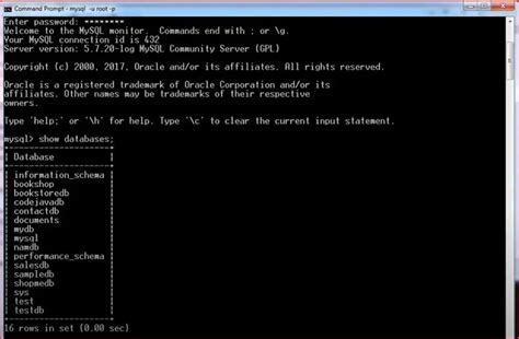 How To Export Mysql Database Using Command Line Geeksforgeeks