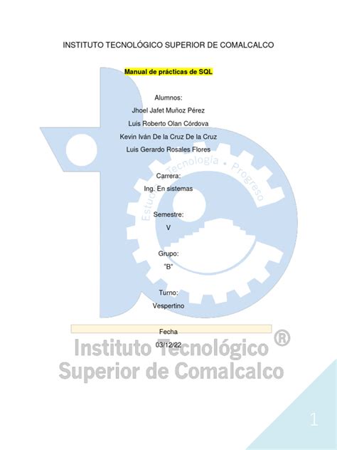 Manual De Sql Pdf Bases De Datos