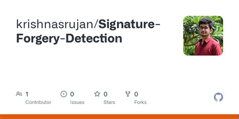 Github Krishnasrujansignature Forgery Detection