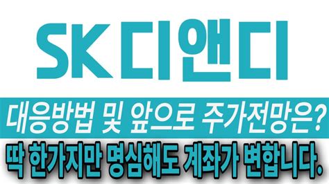 Sk디앤디sk이터닉스 주가전망 대응방법 및 앞으로 주가전망은 딱 한가지만 명심해도 계좌가 변합니다 Youtube