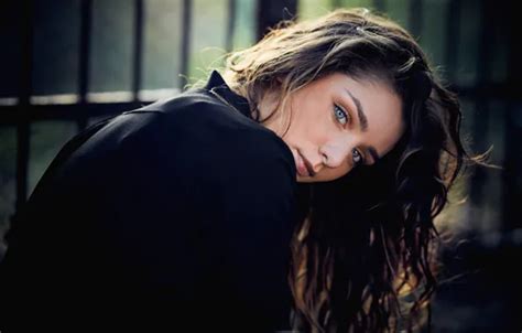 Wallpaper Girl Model Long Hair Photo Blue Eyes Bokeh Lips Face