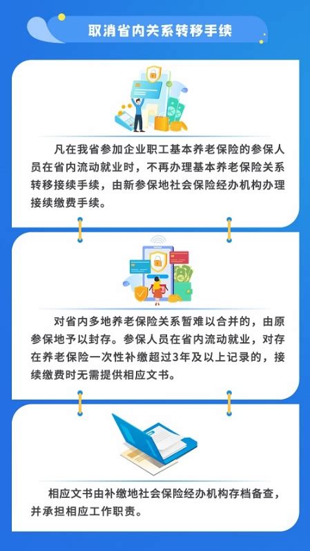 安徽省取消企业职工基本养老保险省内关系转移接续手续，优化跨省转移流程
