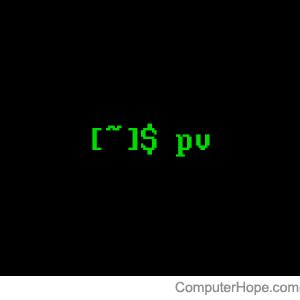 Linux Pv Command Help And Examples