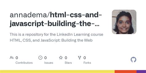 Github Annademahtml Css And Javascript Building The Web This Is A
