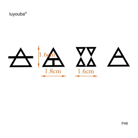 Elemental Symbols Tattoo