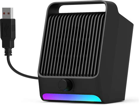 [rgb] Usb Computer Speakers For Desktop Pc Laptop Small Plug N Play External