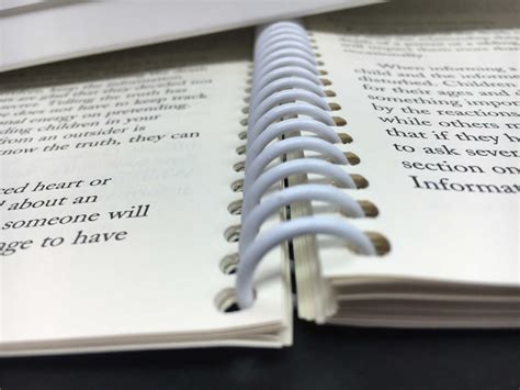 Plastic Spiral Binding Print Finishing Specialties Plastic Spiral Binding Print Finishing Specialties